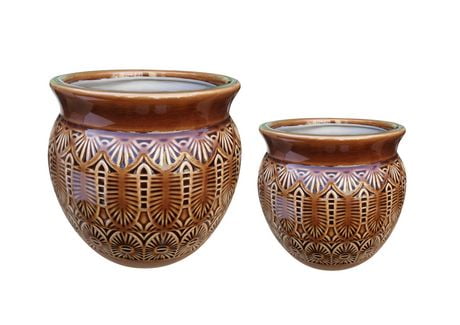 Click here for Hometrends 6 & 8 Weave Planter Brn Brown 8 prices