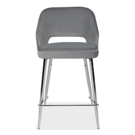 Click here for Topline Home Furnishings Dark Grey Counter Height... prices
