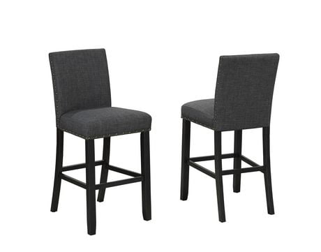 Click here for Brassex Inc Indira 29 Bar Stool With Nail-Head Tri... prices