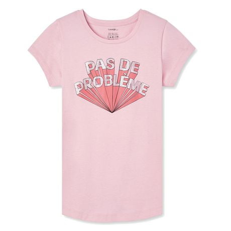 George Girls' French Screen Tee | Walmart Canada
