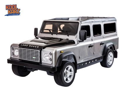 Kool Karz Land Rover Defender Ride on Toy Car - Silver | Walmart Canada