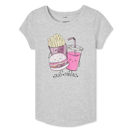George Girls' French Screen Tee | Walmart Canada