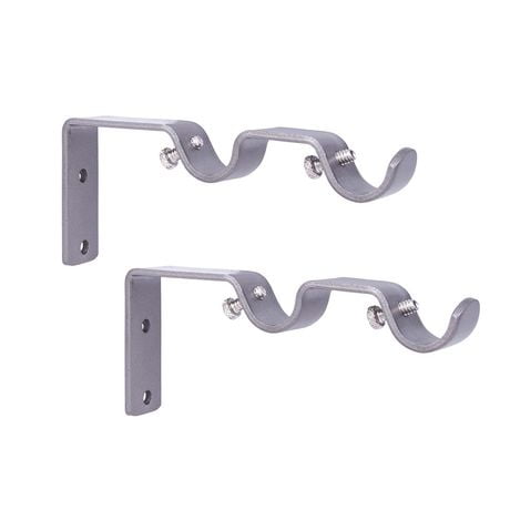 Home Trends Double Bracket Set, 5/8 in. Diameter | Walmart Canada