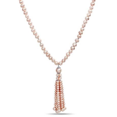 Click here for Miabella 4-11Mm Pink Cultured Freshwater Pearl Ste... prices