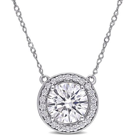 Click here for Miabella 2 1/4 Carat T. G.W Moissanite 14K White G... prices