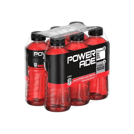 POWERADE Fruit Punch 591mL Bottles, 6 Pack | Walmart Canada