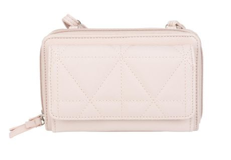 Linear Quilt Double Zip String Wallet | Walmart Canada