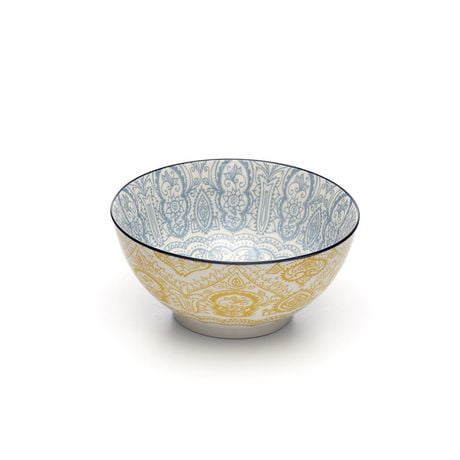 Click here for Brilliant Paisley Soleil Bowl 15 Cm Yellow/Blue prices