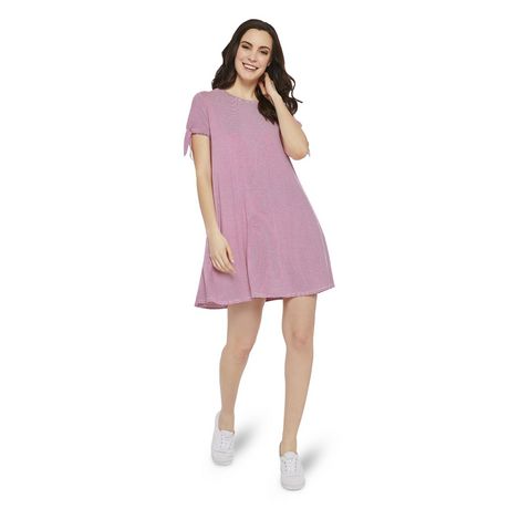George Women's Striped Drapey Swing Dress | Walmart Canada