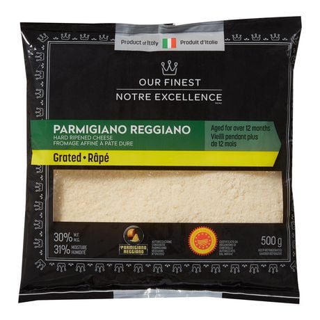 Our Finest Grated Parmigiano Reggiano Cheese - Walmart.ca