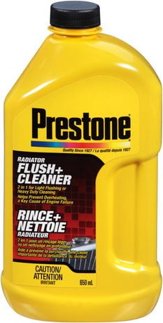 Prestone Radiator Flush And Cleaner, Heavy duty cleaning for cooling ...