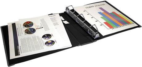 Storex Duragrip Heavy Duty View Binder+ Rubberized Grip /2"inch/4 ...