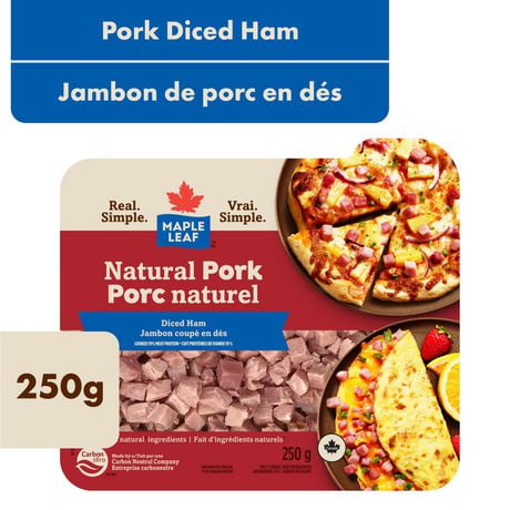 Maple Leaf Natural Pork Diced Ham | Walmart Canada
