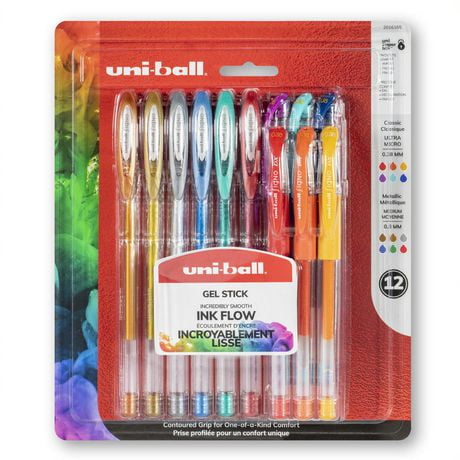 Click here for Uni-Ball Gel Stick 12 Pack 12 Assorted prices