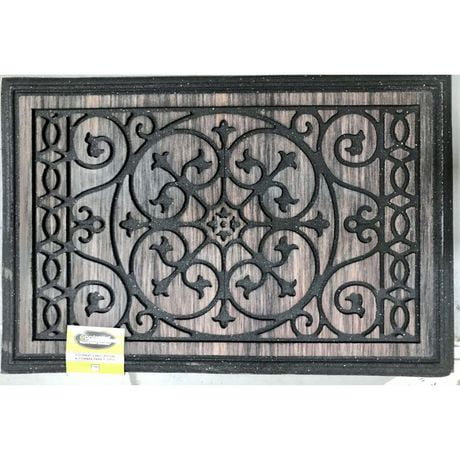 Heavy Rubber Door Mat (24X36) (Circles Design) | Walmart Canada