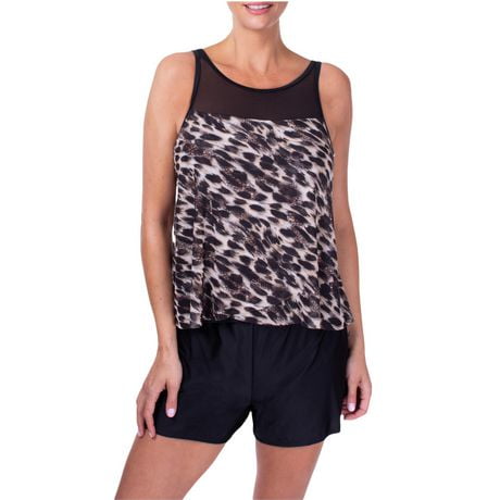 Ibiza High Neck Tankini has C/D soft cups, contour bra and adjustable ...