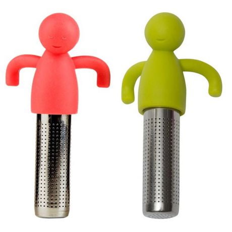 Click here for Brilliant His & Her Smiley Tea Infuser Green/Red prices