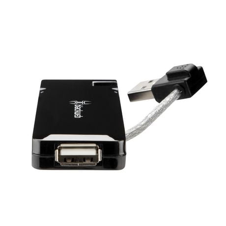 blackweb 4-Port USB 2.0 High Speed Hub (Rich Black) - Walmart.ca