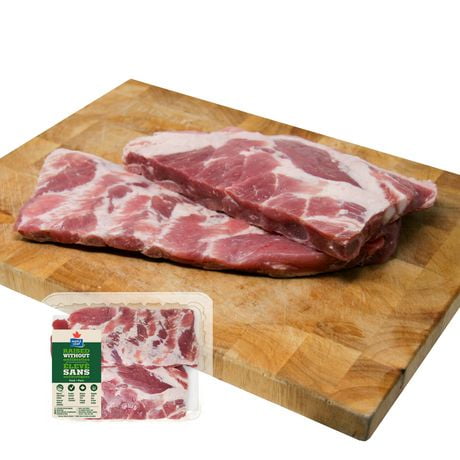 Maple Leaf Fresh Whole Pork Side Ribs Raised Without Antibiotics, 2 ...