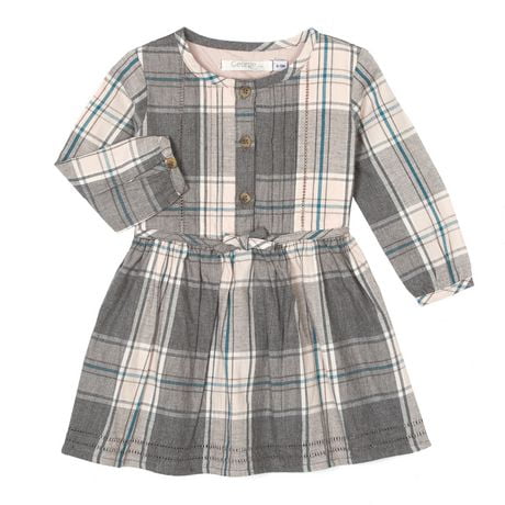 George Toddler Girls Flannel Dress | Walmart Canada