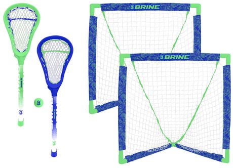 Brine Junior Lacrosse Game Set - 2 Nets, 2 Sticks, 1 Ball! - Walmart.ca
