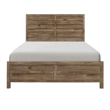 Click here for Topline Home Furnishings Rustic Cherry Finish Quee... prices