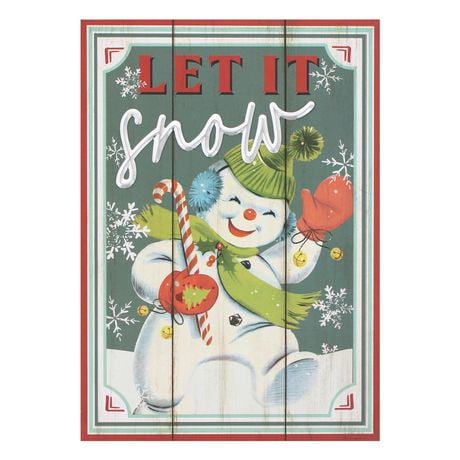 Holiday Time Snowman Sign | Walmart Canada