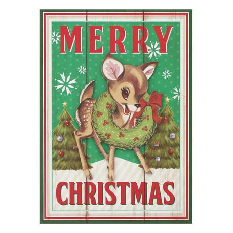 Holiday Time Reindeer Sign - Walmart.ca