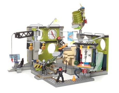 MEGA BLOKS Teenage Mutant Ninja Turtles - Lair Hideout Building Set ...
