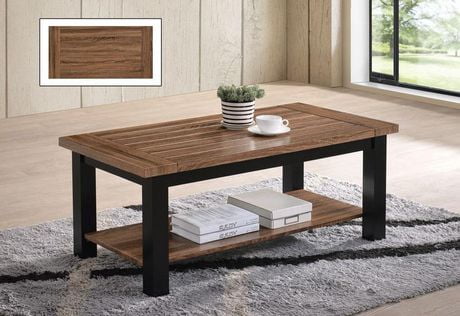 Click here for K-Living Eve Solid Wood Coffee Table Brown prices