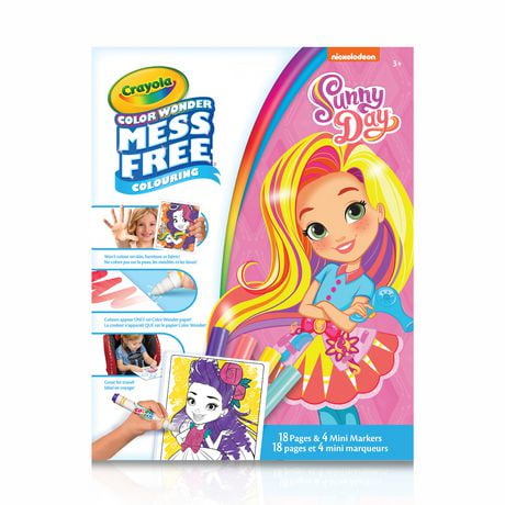Crayola Mess-Free Color Wonder Pages & Mini Markers, Sunny Day - Walmart.ca