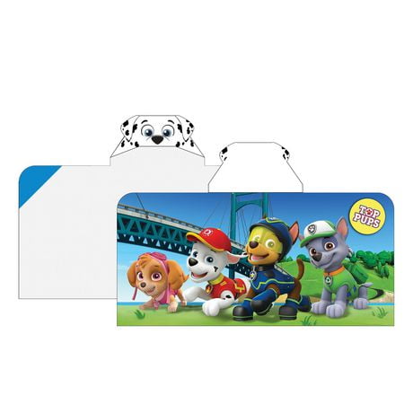 Paw Patrol Boy " Bay Bridge Pups " Hooded Towel Wrap - Walmart.ca