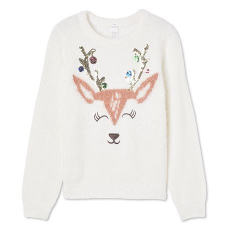 George Girls' Christmas Sweater - Walmart.ca