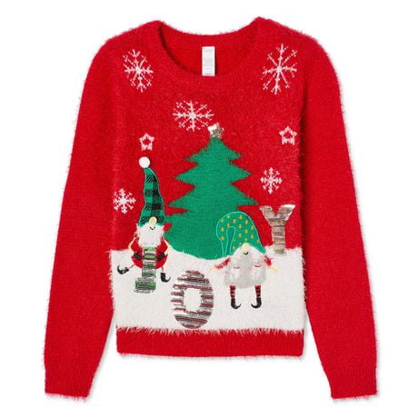 George Girls' Christmas Sweater - Walmart.ca