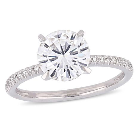 Click here for Miabella 2 Carat T. G.W. Moissanite And 1/10 Carat... prices