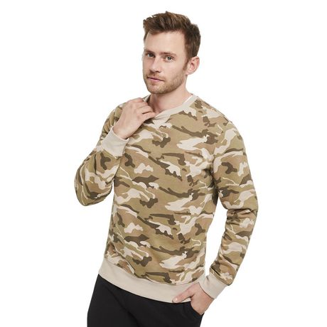 Click here for George Mens Printed Popover Crew Neckline Sweatshi... prices