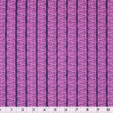 Click here for Fabric Creations Purple Zigzag Cotton Fabric By Th... prices