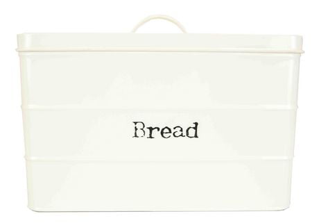 Click here for Home Basics Tin Bread Box  Ivory Ivory Medium prices