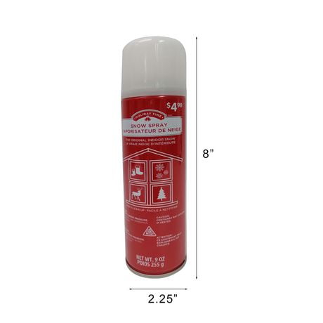 HOLIDAY TIME 9OZ SPRAY SNOW | Walmart Canada