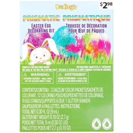 Dudley's Prismatic Egg Decorating Kit, Easter Egg Decorating, Egg Dye ...