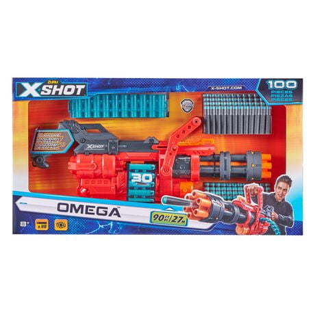 X-Shot Excel OMEGA Foam Dart Blaster (98 Darts) | Walmart Canada