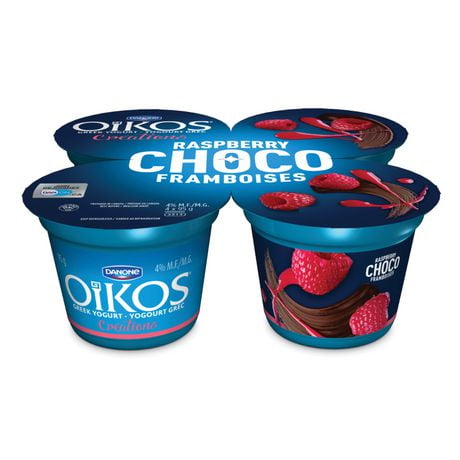 DANONE OIKOS Creations Raspberry Choco 4% M.F. Greek Yogurt | Walmart ...