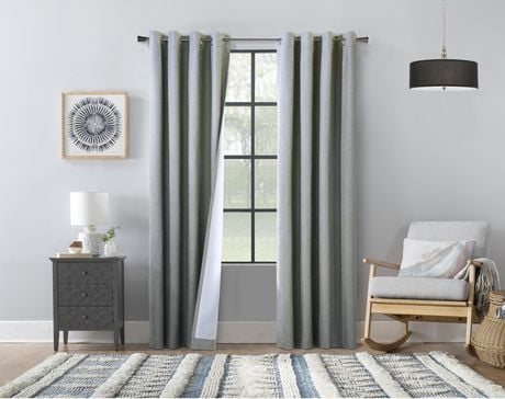 Click here for Hillbrooke 100 Total Blackout Grommet Curtain Pane... prices