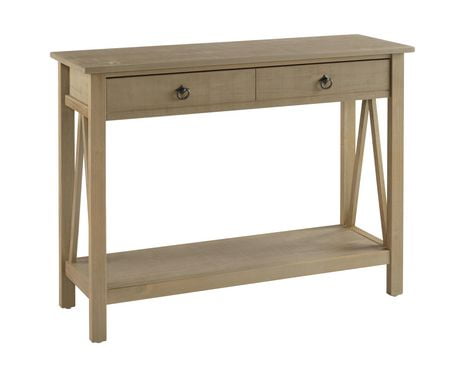 Click here for Linon Edgewood Rustic Gray Console Table Driftwood prices