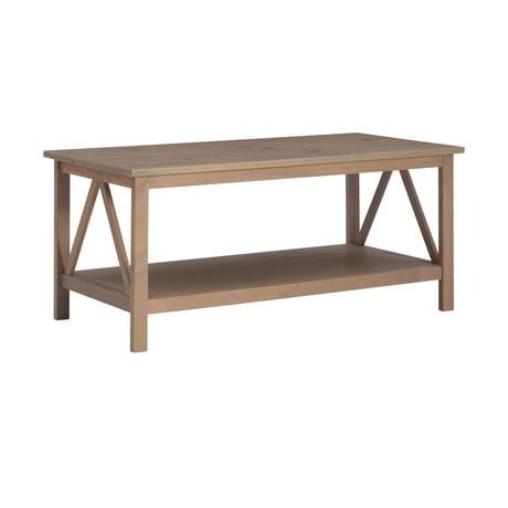 Click here for Linon Edgewood Rustic Gray Coffee Table Driftwood... prices