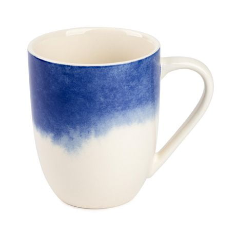 Thyme & Table Blue Drip Stoneware Coffee Mug, 15 fl oz, Mug - Walmart.ca
