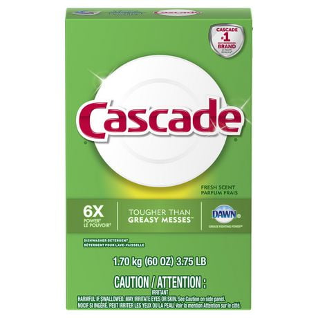 Cascade® Powder Dishwasher Detergent, Fresh Scent - Walmart.ca
