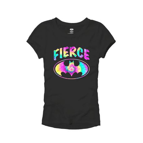 Click here for Girls Batman Fierce Batman Logo T-Shirt Black M prices