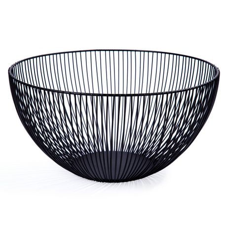 Click here for Truu Design  Tall Wire Fruit Bowl  Black Black Oth... prices