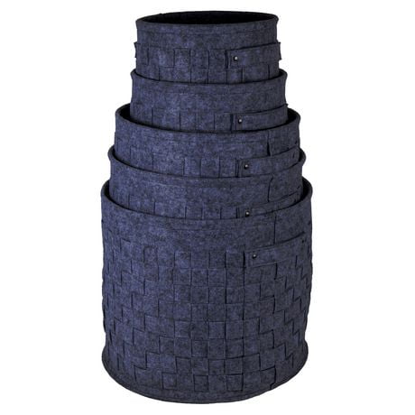 Click here for Truu Design 5-Piece Decorative Round Felt Storage... prices